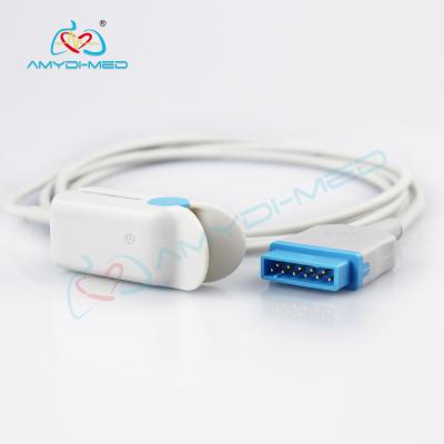 China GE Solar 8000 Dash 2500 TPU Adult 11Pin Reusable SpO2 Sensor 660nm 905nm for sale