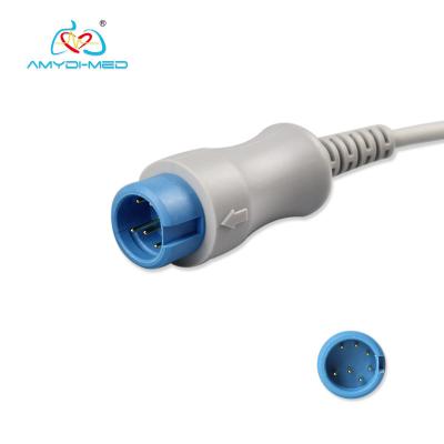 China Mindray T8 TPU 7 Pin Reusable Finger Clip SpO2 Sensor 3M Cable for sale