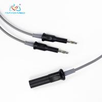 China 2 Pin Plug Silicone Surgical Consumables Bipolar Cable Reusable for sale