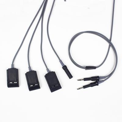 China Reusable Bipolar Diathermy Cable 3000mm Silicone for High Frequency Surgical Unit for sale