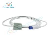 China TPU Pediatric 3 Meter Reusable Spo2 Sensor Finger Clip Type for sale