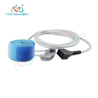 China 3M Gray Forehead Finger Clip Spo2 Sensor Detachable Wrap Reusable for sale