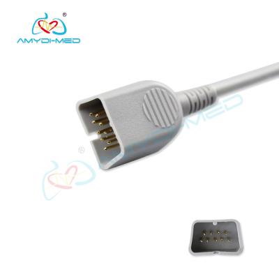 China NIHON KOHDEN 9Pin 3M Gray Reusable SpO2 Sensor For Pediatric for sale