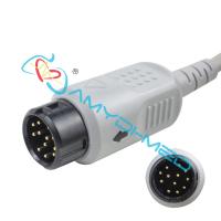 China 5 Lead Snap ECG Cable  Round 12P TPU Compatible Dawei Monitors for sale