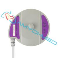 China Gray TPU Fetal Ultrasound Probe Round 6 Pins 1.0 MHz Toco Transducer 3m for sale