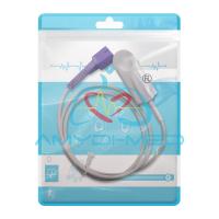 China Reusable SpO2 Sensor Adult Finger Clip 1m TPU for Nellcor Oximax for sale