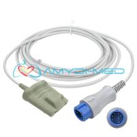 China Mindray SpO2 Sensor 3ft TPU DB9 9 Pin Connector Adult Finger Tip Reusable CE ISO13485 for sale