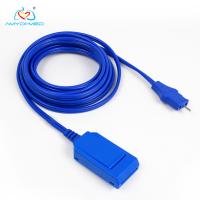 China High Frequency Electrosurgical Plate Cable 3m Blue TPU Material for sale