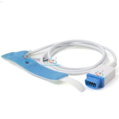 China Amydi Med Disposable SpO2 Sensor Neonatal Adult Compatible GE Ohmeda DB9 0.9m for sale