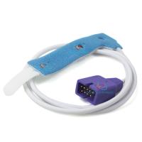 China Disposable SpO2 Sensor Adult Neonatal Sponge 0.9m Cable for Nellcor Oximax DB9-9P for sale