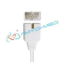 China Disposable SpO2 Sensor Neonatal Adult 0.9m PVC White 9 Pin for N Series Monitors for sale