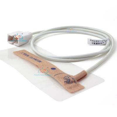 China Amydi Med Disposable SpO2 Probe Neonatal Medaplast 90cm Cable 7 Pin for sale