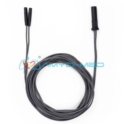 China TPU Bipolar Cords Reusable High Frequency Electrosurgical Switch ESU Cable for sale
