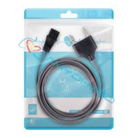 China Reusable ESU Electrosurgical Patient Pad Cable 3.0 Meters TPU Gray for Valleylab Conmed for sale