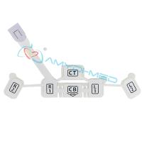 China Customized Disposable EEG Sensor 6 Electrode For Anesthesia Depth Monitoring for sale