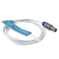 China 0.9m White Lemo Disposable Spo2 Sensor Customized 7Pin Sponge for sale