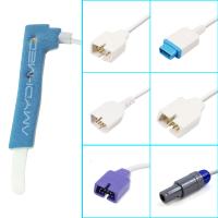 China 0.9m White Lemo Disposable Spo2 Sensor Customized 7Pin Sponge for sale