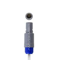China 0.9m White Lemo Disposable Spo2 Sensor Customized 7Pin Sponge for sale