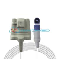 China HP Compatible Reusable SpO2 Sensor Adult Finger Tip 1m TPU Cable CE ISO13485 for sale