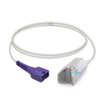 China Medical Reusable Nellcor Ds100a SpO2 Sensor Adult Finger Clip 1m TPU Cable for sale