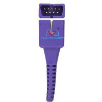 China Medical Reusable Nellcor Ds100a SpO2 Sensor Adult Finger Clip 1m TPU Cable for sale