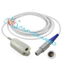 China Goldway 5P Finger Clip SpO2 Sensor Adult Reusable Lemo Plastic Single 3m Cable for sale