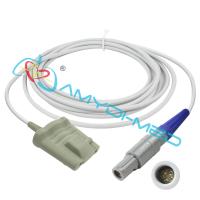 China Goldway 5P Finger Clip SpO2 Sensor Adult Reusable Lemo Plastic Single 3m Cable for sale