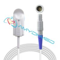 China Goldway 5P Finger Clip SpO2 Sensor Adult Reusable Lemo Plastic Single 3m Cable for sale