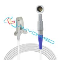 China Goldway 5P Finger Clip SpO2 Sensor Adult Reusable Lemo Plastic Single 3m Cable for sale