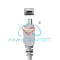 China USB Mini 9Pin 1m SpO2 Extension Cable Reusable Gray for Patient Monitor for sale