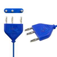 China Disposable Monopolar Surgical Electrode Blue PVC 4cm 8cm 10cm 12cm 16cm ESU Active Electrode for sale