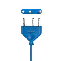 China Disposable ESU Pencil Cable 3m Blue PVC for Electrosurgical Pencil for sale
