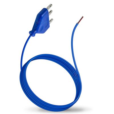 China Disposable ESU Pencil Cable 3m Blue PVC for Electrosurgical Pencil for sale