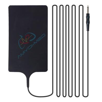 China Customized Reusable Silicone ESU Grounding Plate 6.3mm Patient Return Electrode for Electrosurgery for sale