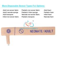 China Disposable SpO2 Sensor Semicircle 8 Pin 0.9m for HP M3 M4 MP20 Neonate Adult for sale