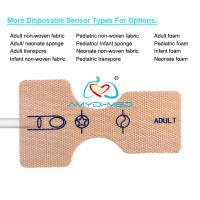 China Disposable SpO2 Sensor Compatible Nellcor DB9 7 Pin 0.9m White Adult for sale