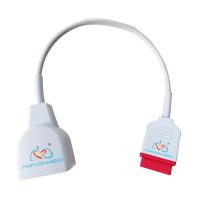 China 0.35m TPU IBP Adapter Cable 11 Pin Dual Socket Compatible GE Marquette Patient Monitor for sale