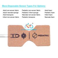 China Disposable SpO2 Sensor DB9 9 Pin Pediatric Probe for Nihon Kohden 0.9m for sale