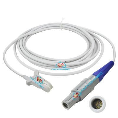 China Biolight Edan Reusable SpO2 Sensor TPU 3m Adult Ear Clip for Patient Monitor for sale