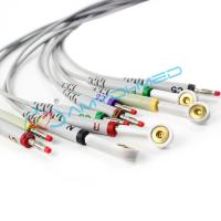 China ODM 10 Lead ECG Cable Banana 4.0 to Snap Mortara Holter with Leadwires 1.2m for sale