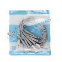 China ODM 10 Lead ECG Cable Banana 4.0 to Snap Mortara Holter with Leadwires 1.2m for sale