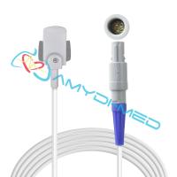 China Goldway Reusable Pediatric Finger Clip SpO2 Sensor 5 Pin TPU Cable 3m TUV CE for sale