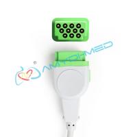 China GE Compatible TPU Medical ECG Trunk Cable 5 Leads Rectangle 11P 3 Meters for sale