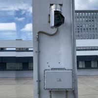 China Pan Tilt TDLAS Laser CH4 Methane Combustible Gas Leak Detector Continuous Monitoring for sale
