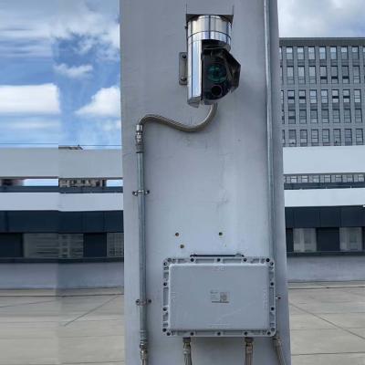 China Pan Tilt TDLAS Laser CH4 Methane Combustible Gas Leak Detector Continuous Monitoring for sale