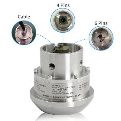 China 5000/10000/20000 psi High Accuracy Water Gas Oil Pressure Sensor Transducer for sale