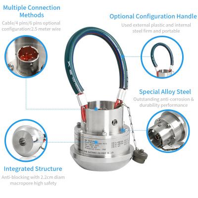China Adjustable 4-20mA Output Water Gas Oil Pressure Transducer 0-5000/10000/20000 psi for sale