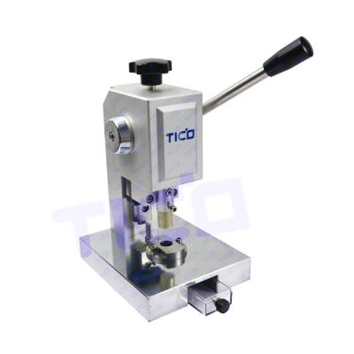 China TICO Portable Coin Cell Manual Disc Cutter for Electrode & Separator Cutting - 0.005-0.5mm Thickness, 6kg Weight for sale