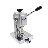China Laboratory Desktop Manual Coin Cell Electrode Disc Punching Machine with 0.005-0.5mm Thickness Range and 300kg Pressure for sale