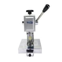 China STC-ASC-24 Manual Coin Cell Electrode Cutting Machine with 0.005-0.5mm Thickness Capacity and φ5-24mm Die Options for sale